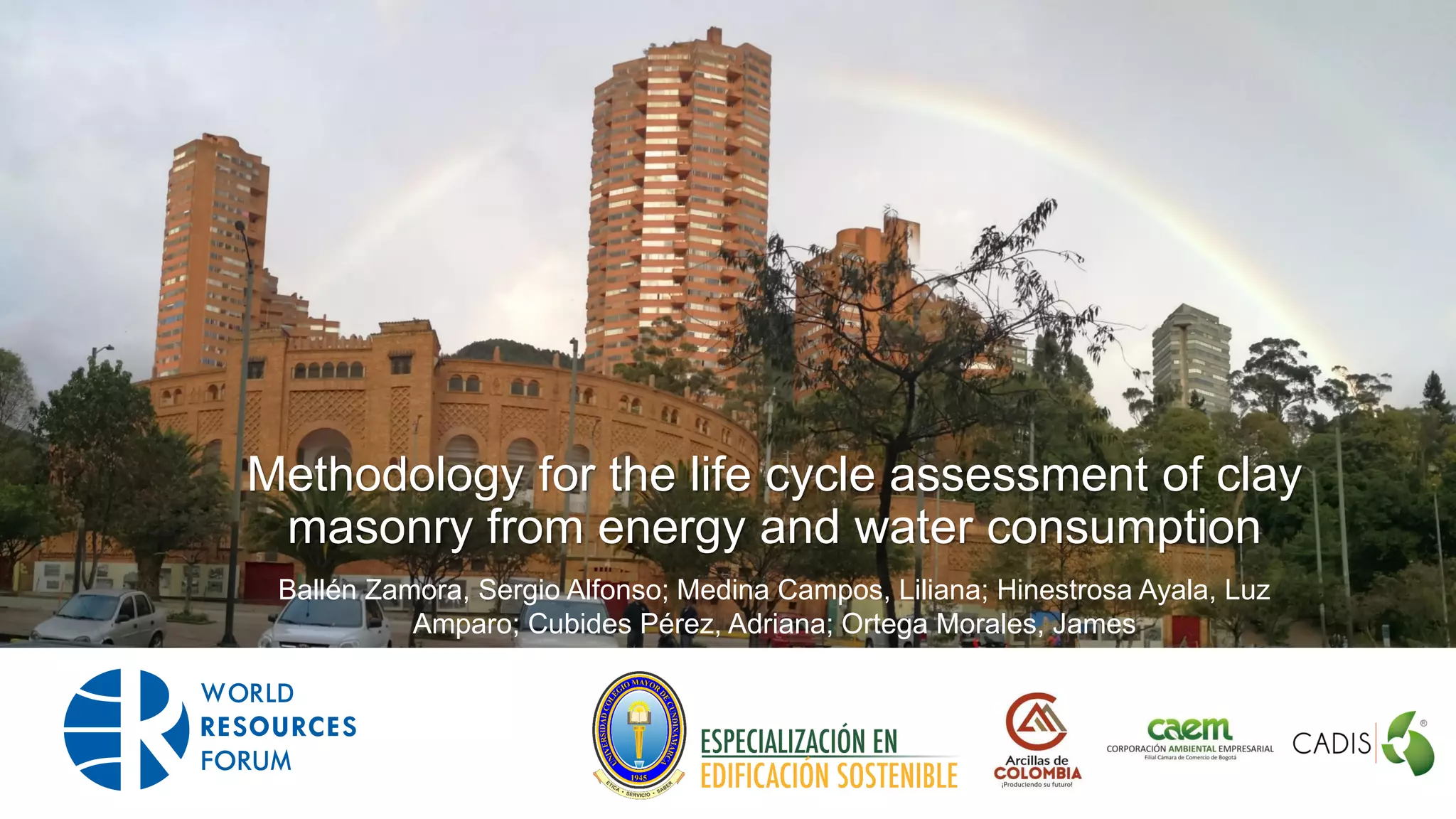 Methodology for the life cycle assessment of clay masonry from energy ...