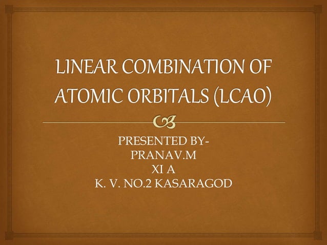 Lcao ppt | PPTX