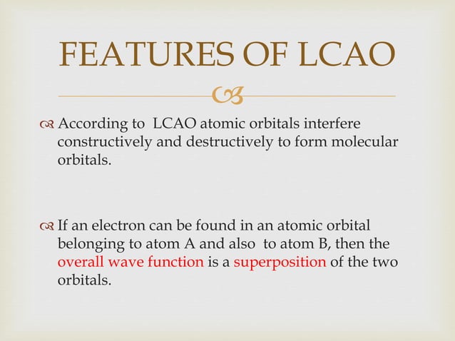 Lcao ppt | PPTX