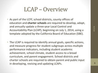 Local Control & Accountability Plan (LCAP) | PPTX