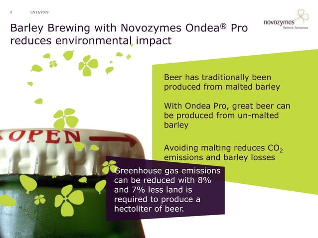 Life cycle analysis brewing with unmalted barley | PPTX | Food & Drink