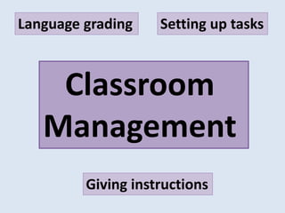 CELTA -Lessons from the Classroom assignment | PPTX