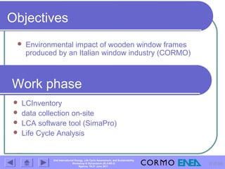 LCA building energy performance (frames) | PPT