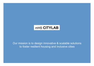 mHS CITY LAB | PDF