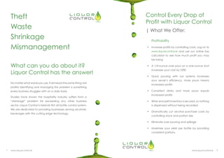 Liquor Control Brochure | PPT