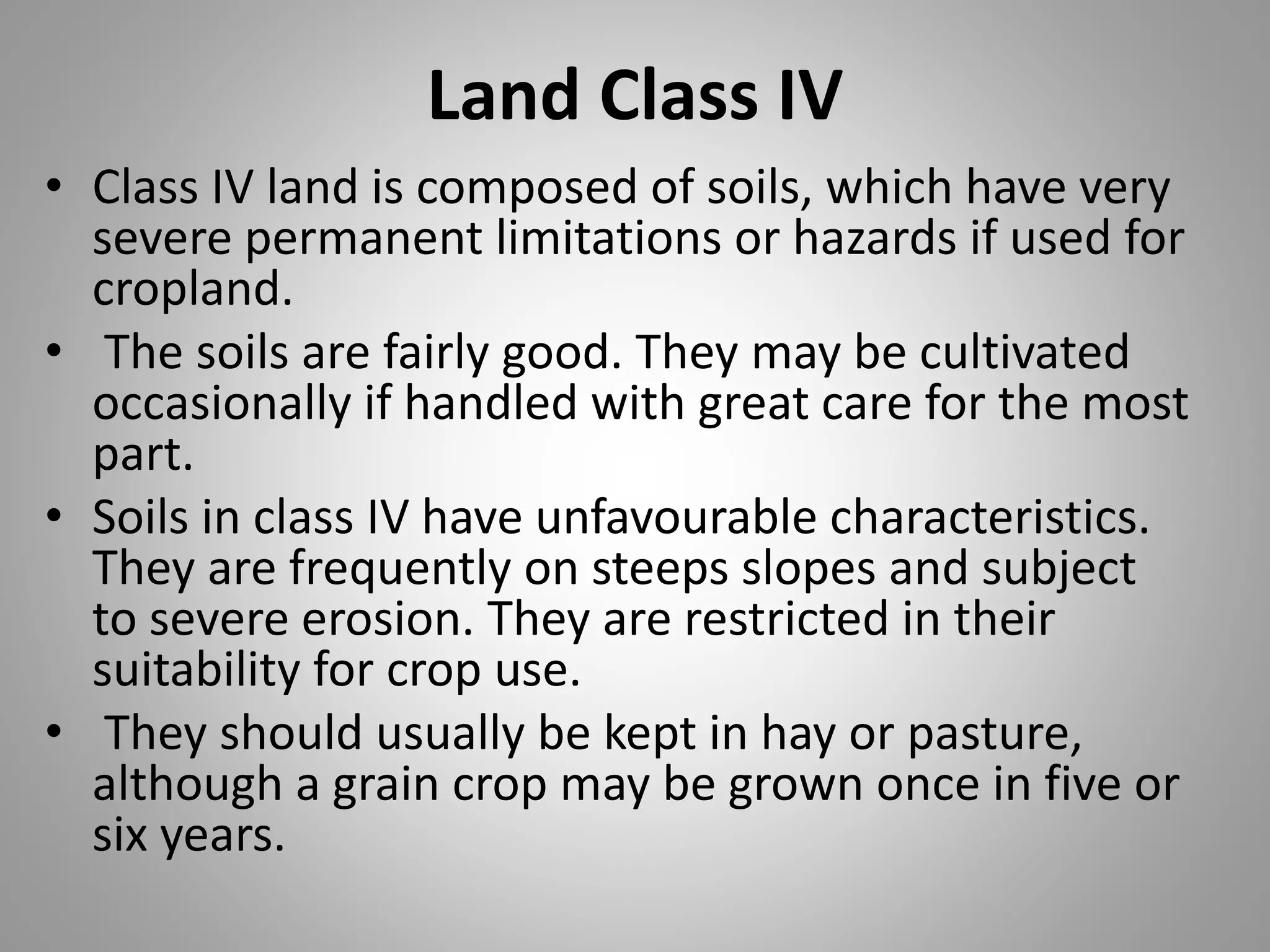 LAND CAPABILITY CLASSIFICATION | PPTX