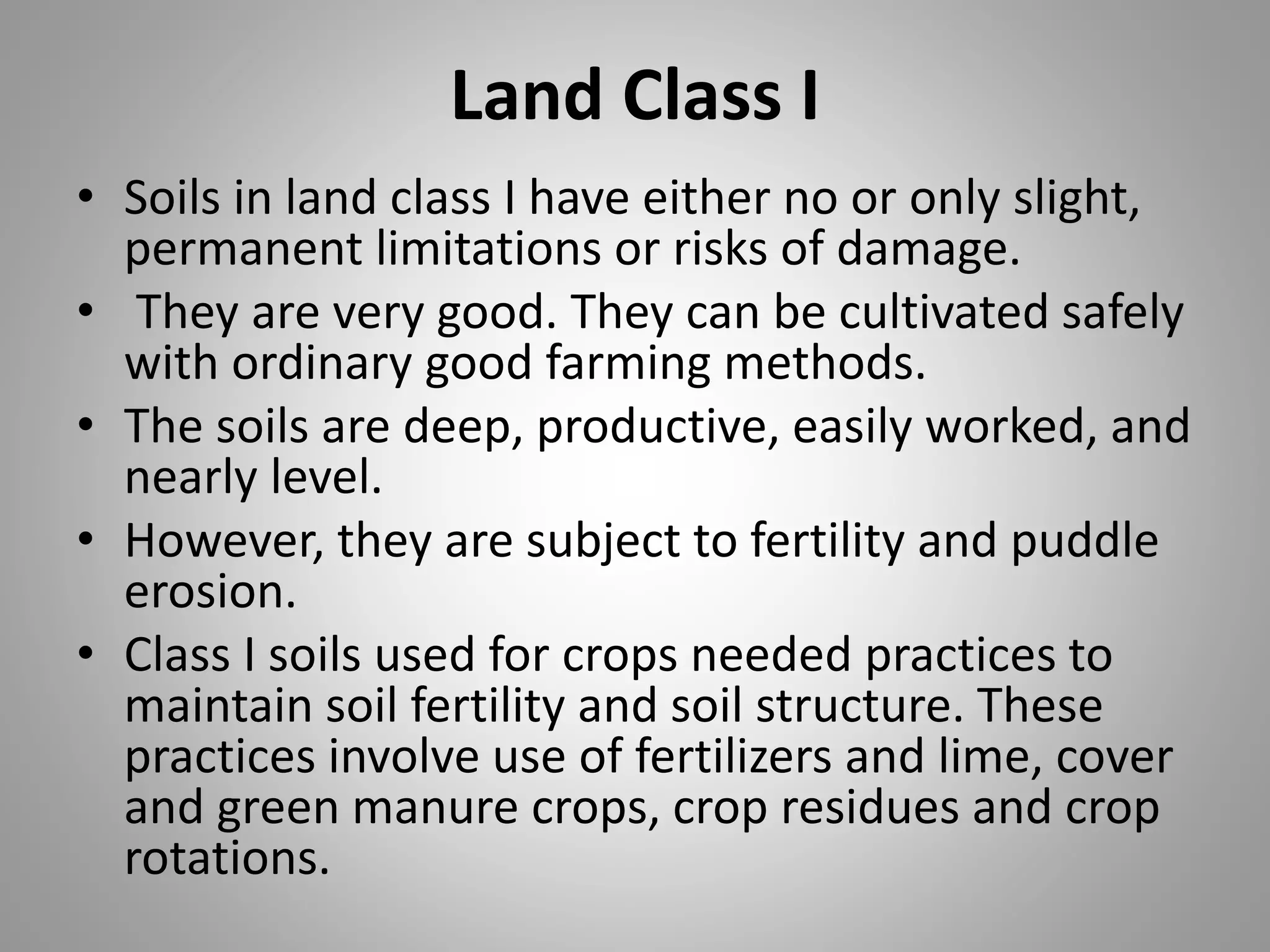 LAND CAPABILITY CLASSIFICATION | PPTX