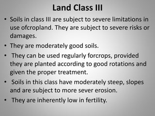 LAND CAPABILITY CLASSIFICATION | PPTX