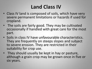 LAND CAPABILITY CLASSIFICATION | PPTX