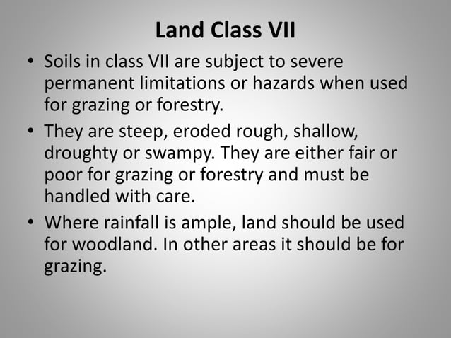 LAND CAPABILITY CLASSIFICATION | PPTX