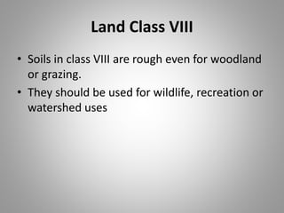 LAND CAPABILITY CLASSIFICATION | PPTX