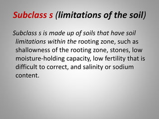 LAND CAPABILITY CLASSIFICATION | PPTX