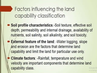 LAND CAPABILITY CLASSIFICATION | PPTX