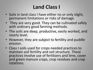 LAND CAPABILITY CLASSIFICATION | PPTX