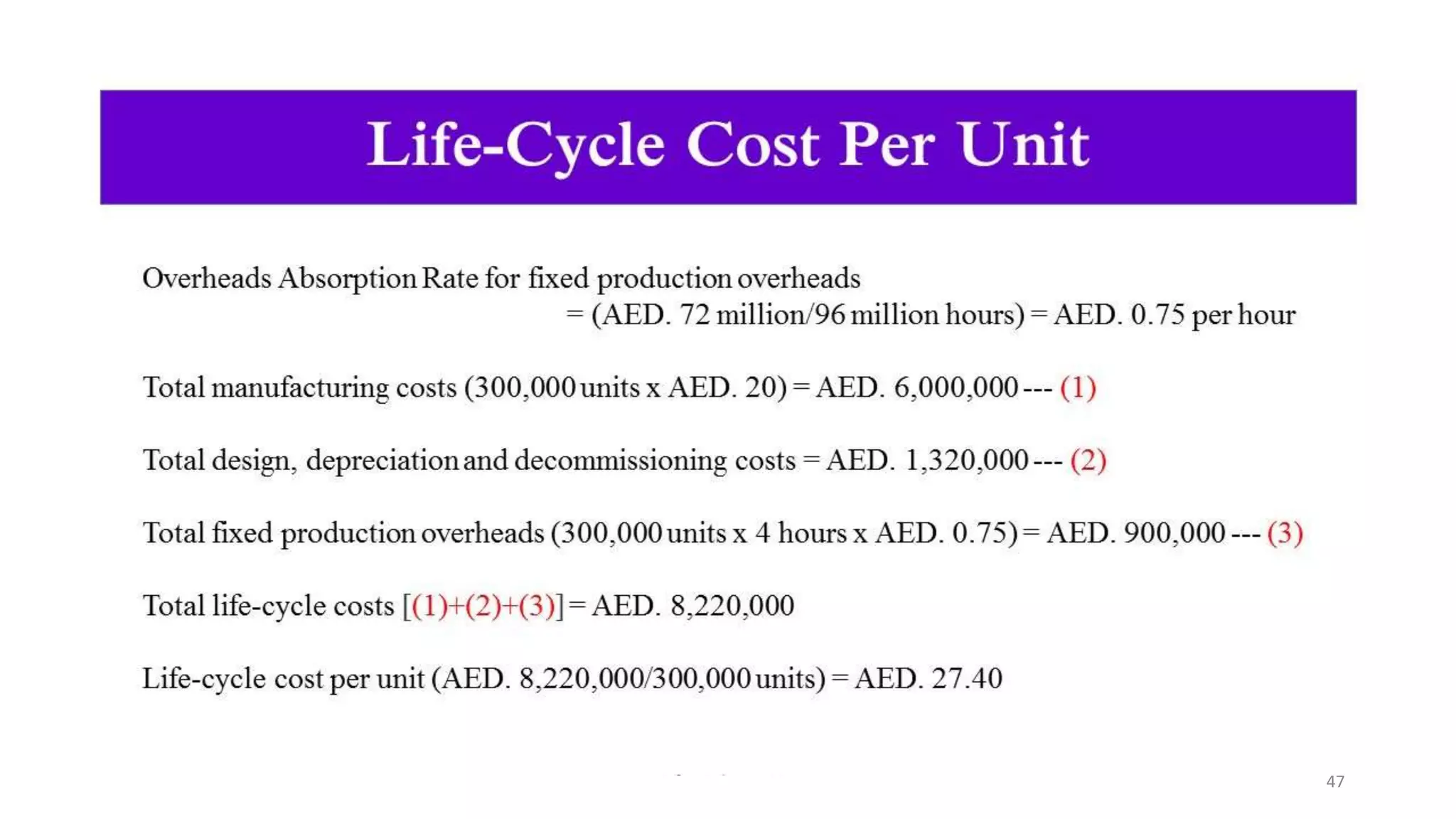 Life-Cycle Costing | PPTX