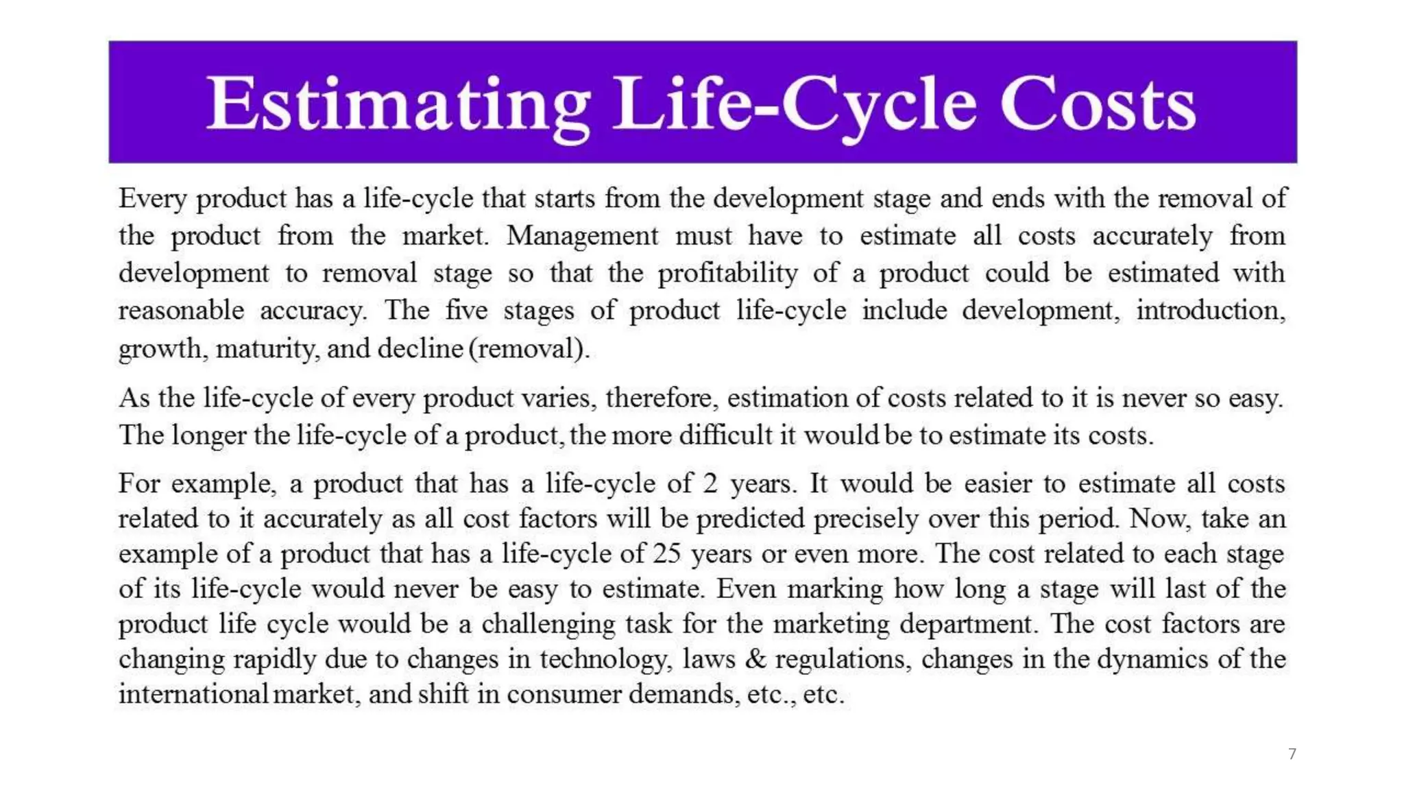 Life-Cycle Costing | PPTX
