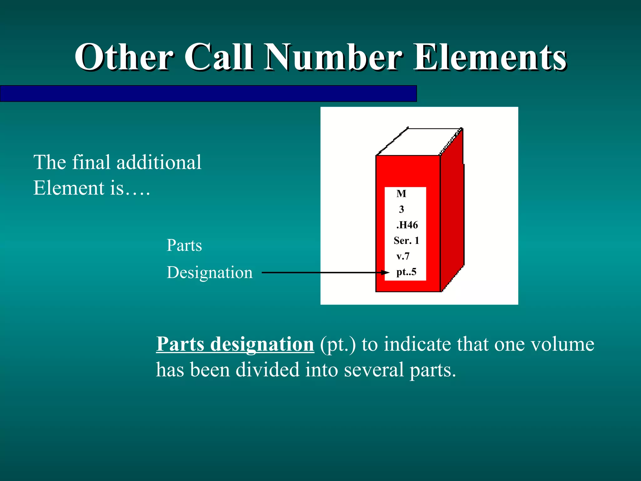 Lc call number_power_point_presentation | PPT