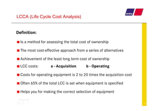 LCC and Fuel costs Analysis and EMD Impact | PDF