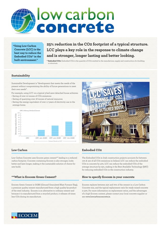 Low Carbon Concrete | PDF | Civil Engineering Industry | Industries