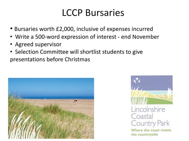 Lccp bursary presentation | PPT