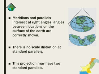 Map projection system used for the mapping of Pakistan | PPTX