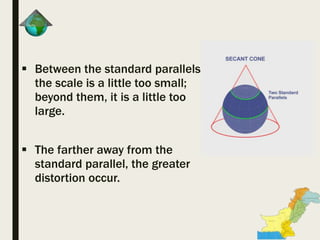 Map projection system used for the mapping of Pakistan | PPTX