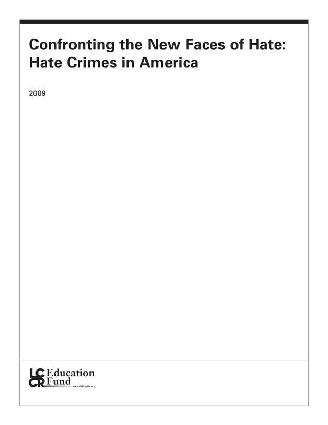 Hate Crimes in America | PDF
