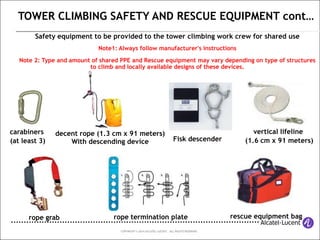 Lcc tower climbing awareness | PDF