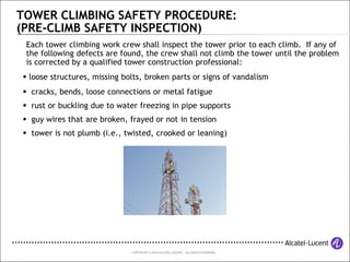 Lcc tower climbing awareness | PDF