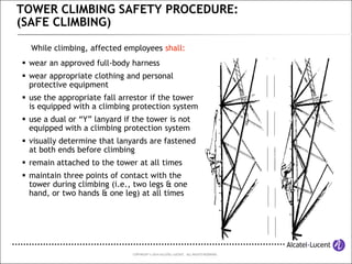 Lcc tower climbing awareness | PDF