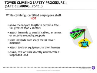 Lcc tower climbing awareness | PDF