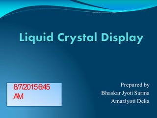 lcd presentation | PPTX