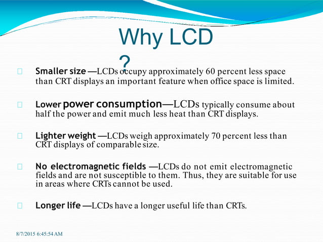 lcd presentation | PPT