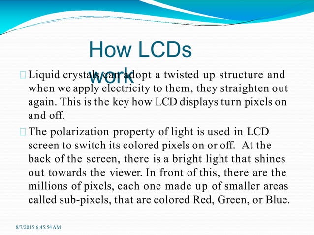 lcd presentation | PPT