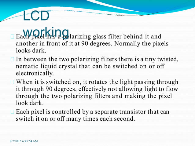lcd presentation | PPT