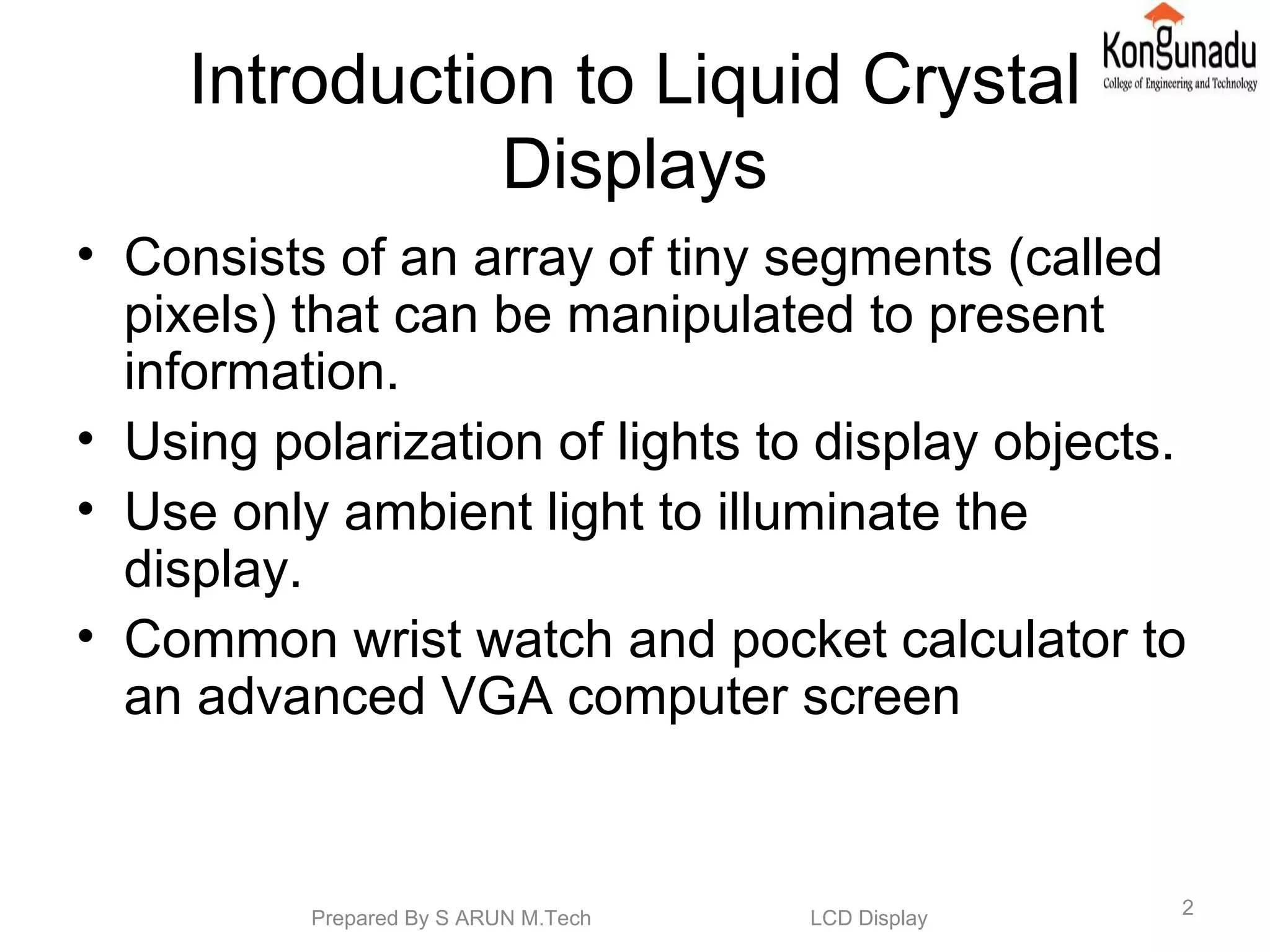 Lcd | PPT
