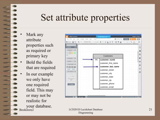 LCD201d Database Diagramming with Lucidchart | PPT