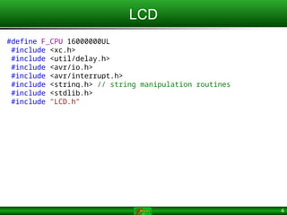 LCD ADC KEY UART additional interfacing1 | PPT