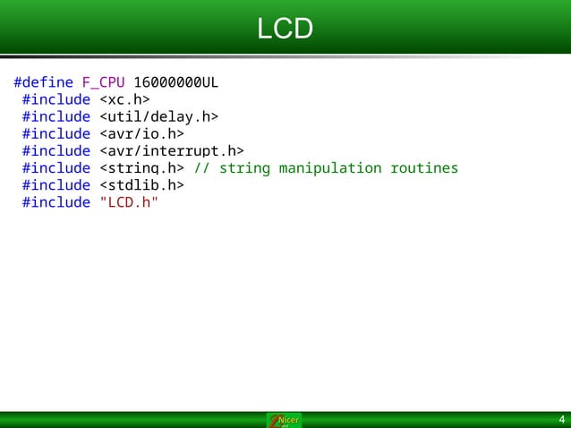 LCD ADC KEY UART additional interfacing1 | PPT
