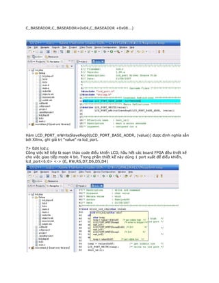 L C D Demo Cho Microblaze | PDF