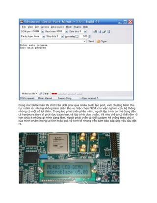 L C D Demo Cho Microblaze | PDF