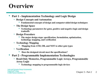programmable logic arrays, programmable logic designs, | PPT