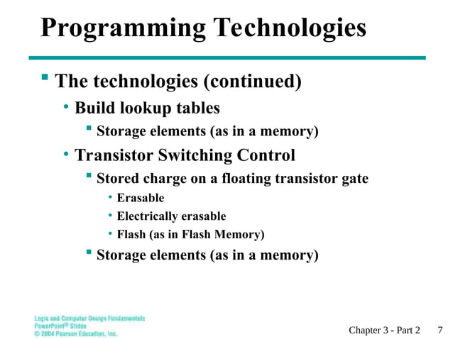 programmable logic arrays, programmable logic designs, | PPT