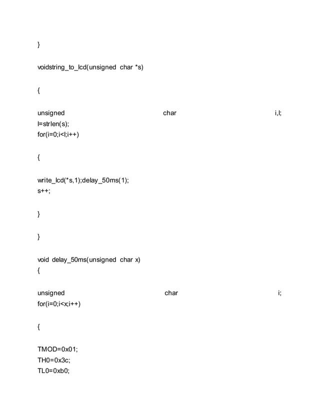 Lcd interfacing | PDF