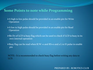 LCD interfacing | PPTX