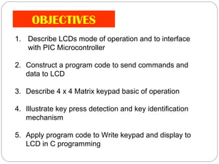 Lcd & keypad | PPT