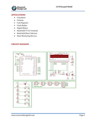 LCD Keypad Shield | PDF