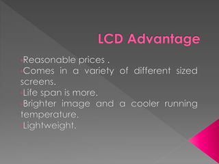 Lcd led and plasma tv | PPTX