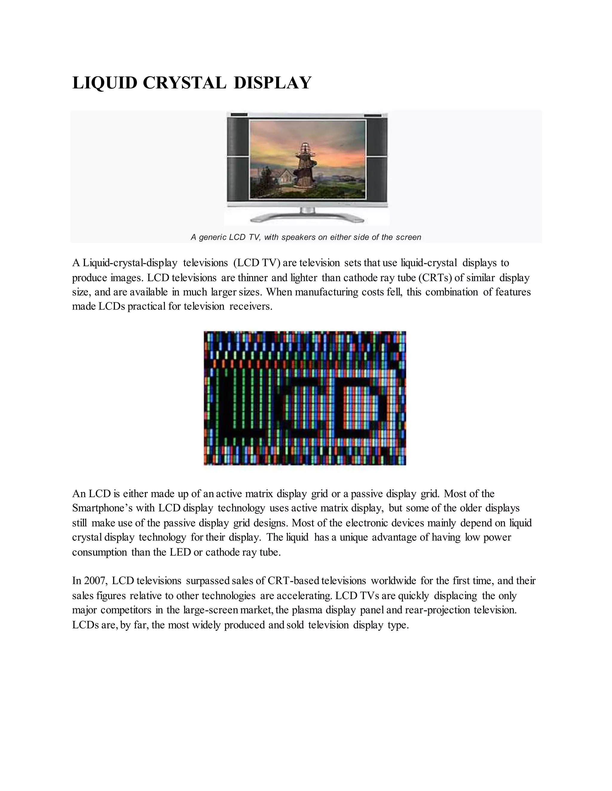 Lcd Led Plasma | PDF