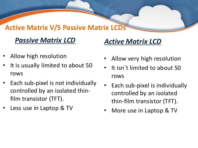 Lcd & led tv technologies